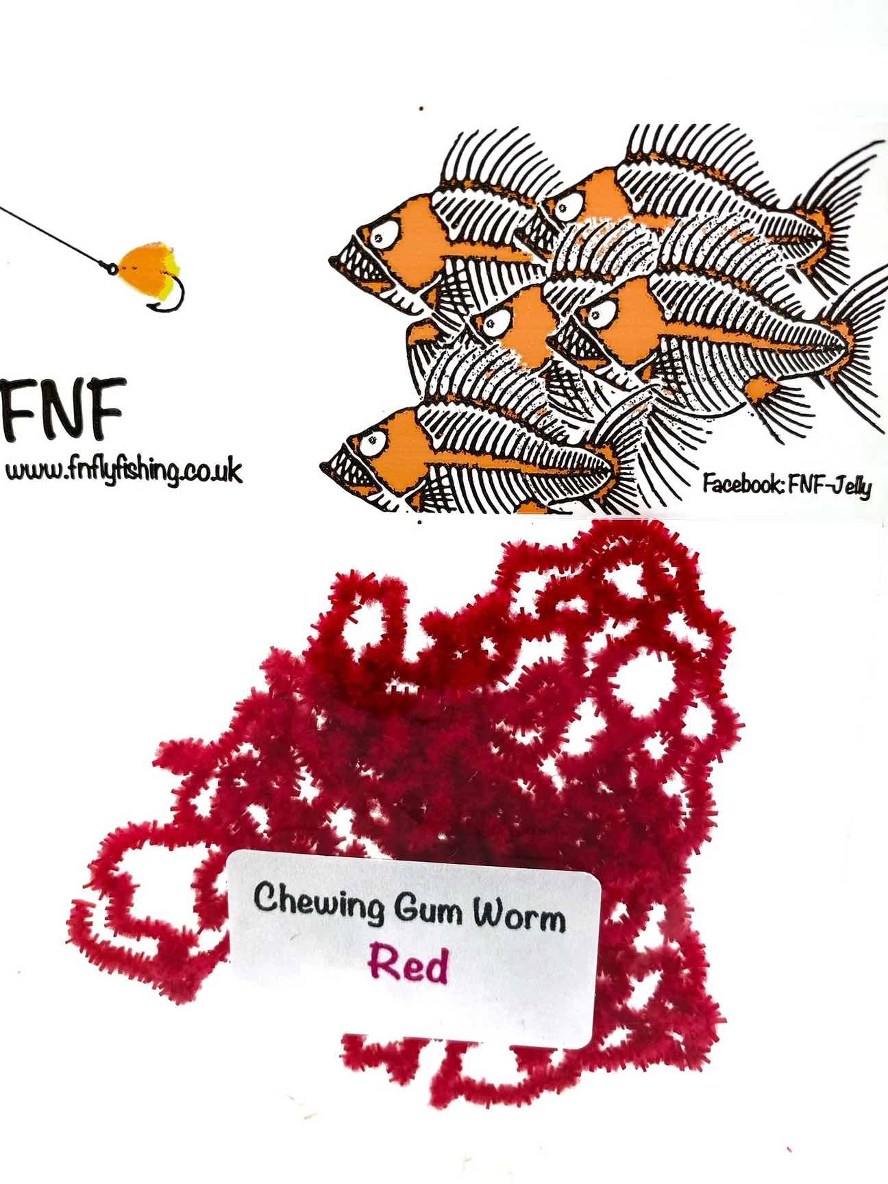 FNF Chewing Gum Worm 3mm – The Confluence Fly Shop